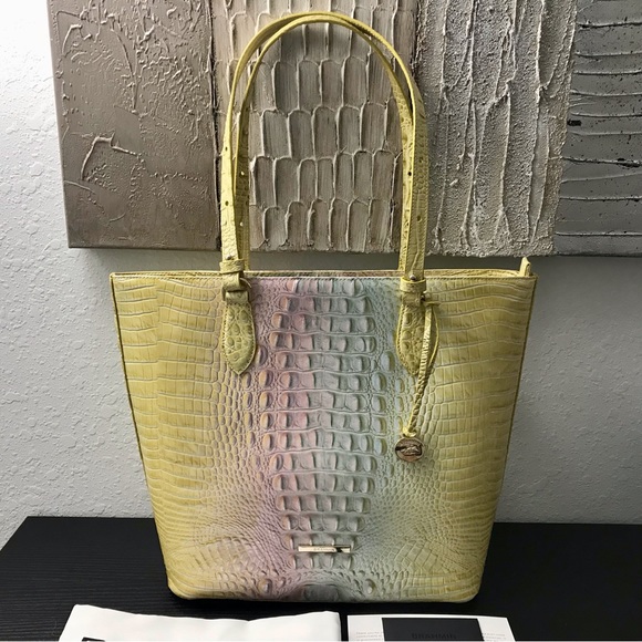 Brahmin | Bags | Brahmin Daybreak Ombr Melbourne Ellen Tote Pastel ...